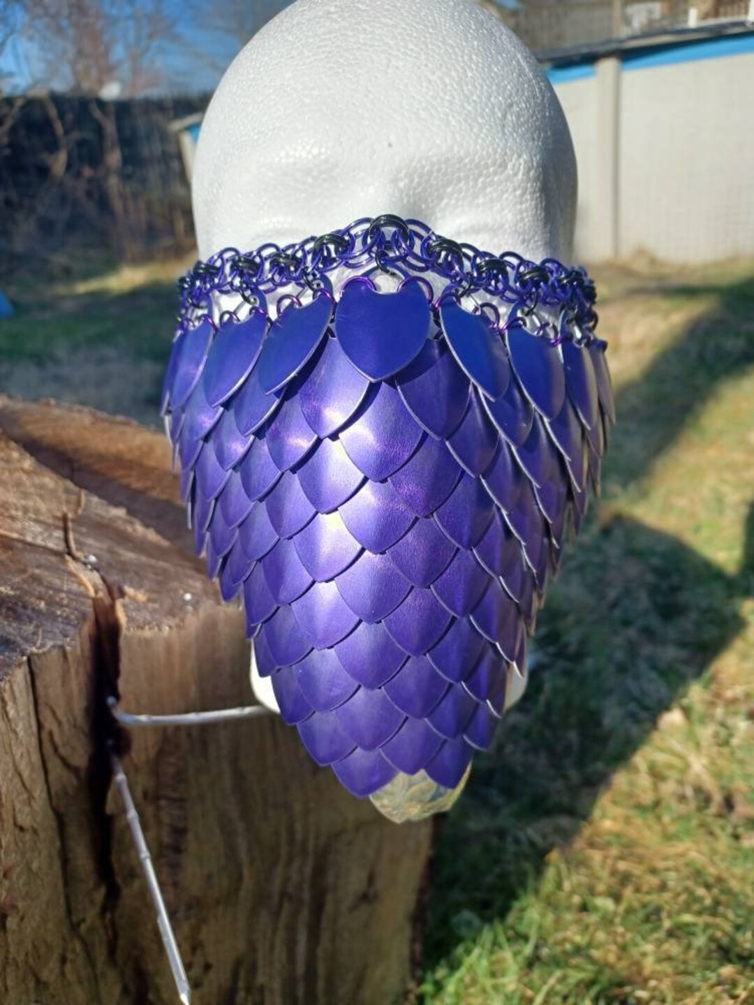 Custom Scalemail Mask - Etsy