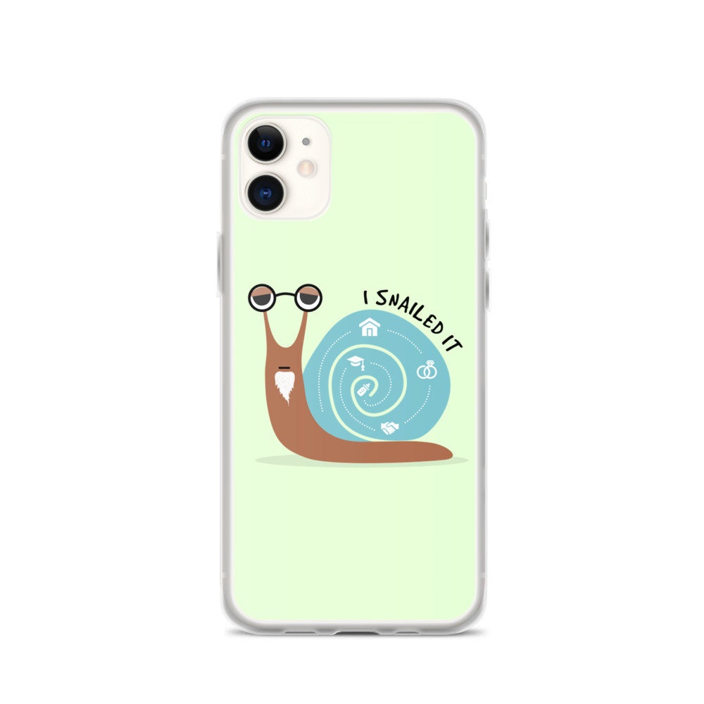 I Snailed it old snail iPhone Case | Etsy