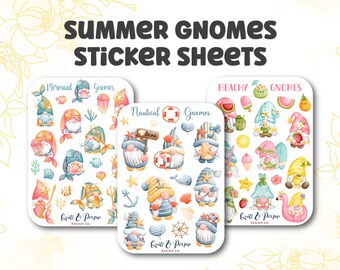 Blueberry Gnome Planner Stickers Tiny Berry Gnome Planner - Etsy