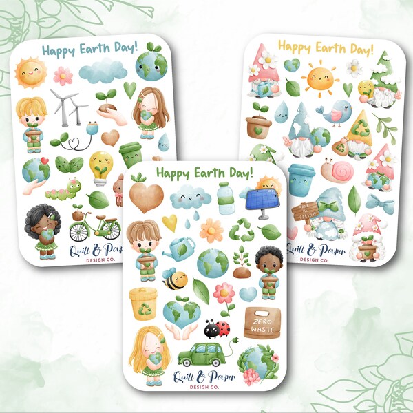 Earth Day Stickers - Etsy