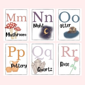 New Font for Younger Students - Individual Alphabet Posters - Etsy