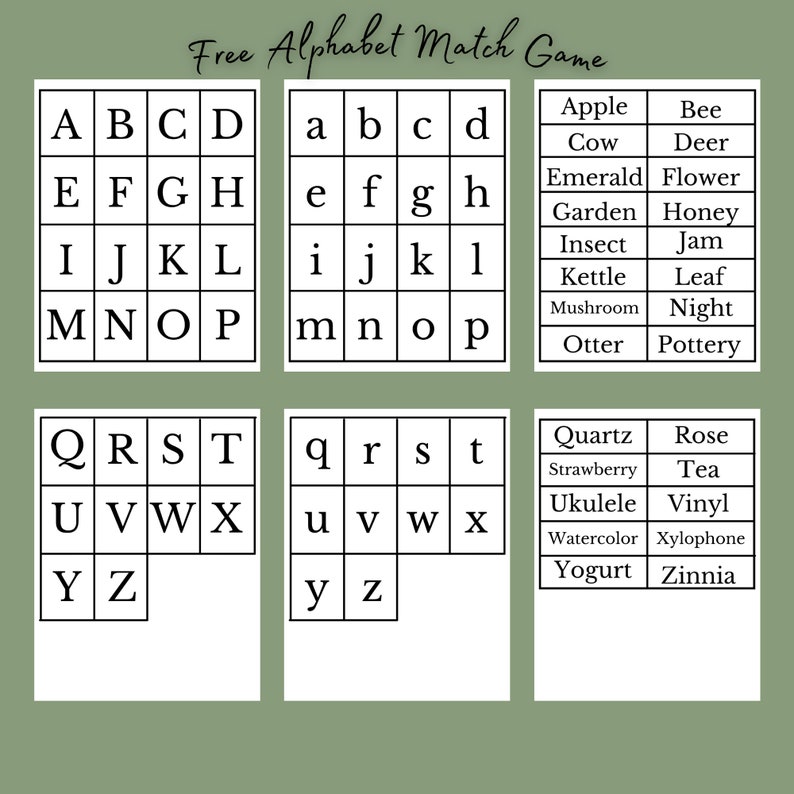 Large Individual Alphabet Classroom Posters Digital - Etsy