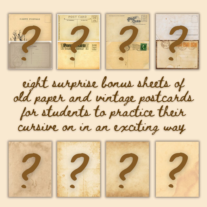 Printable Classroom Cursive Posters and Worksheets for - Etsy