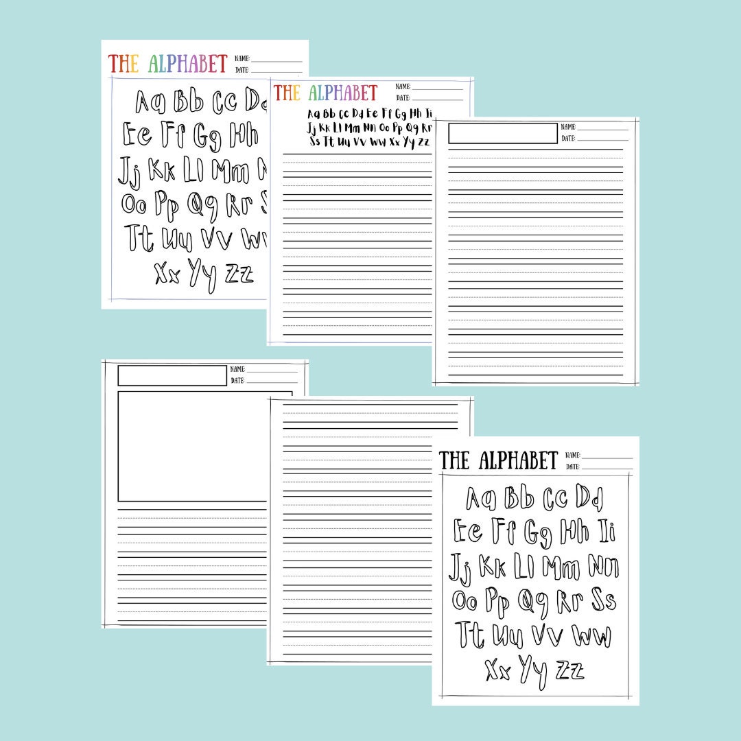 Printable Classroom Alphabet Posters and Worksheets for Teachers - Etsy