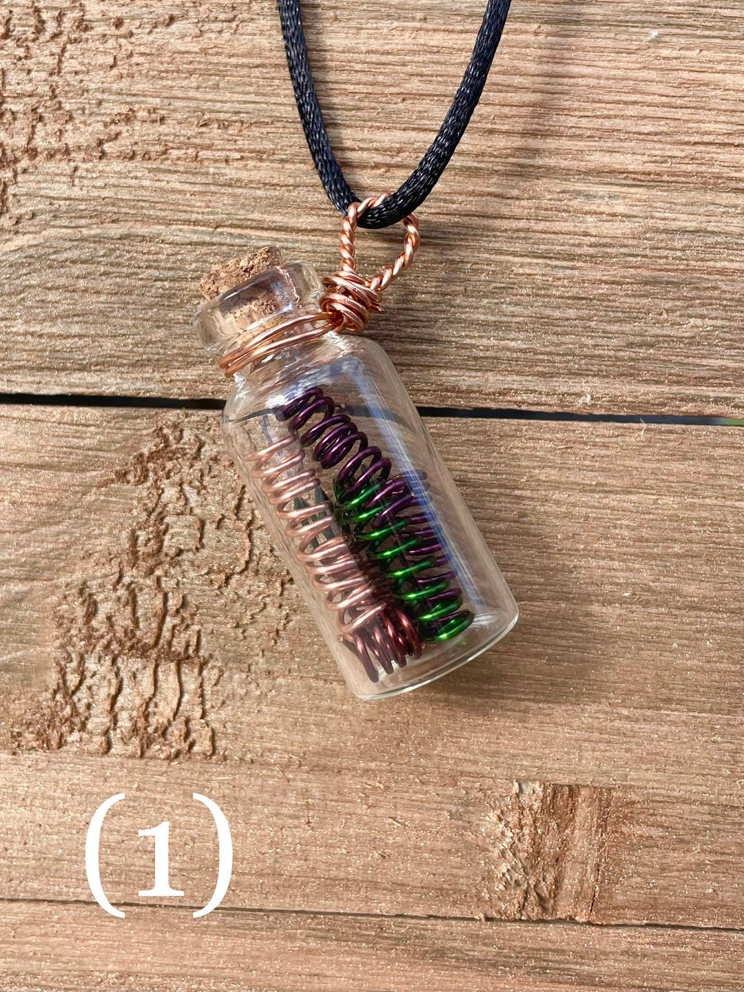 Tiny Jar of Springs Fidget Stim Toy Pendant on Adjustable - Etsy