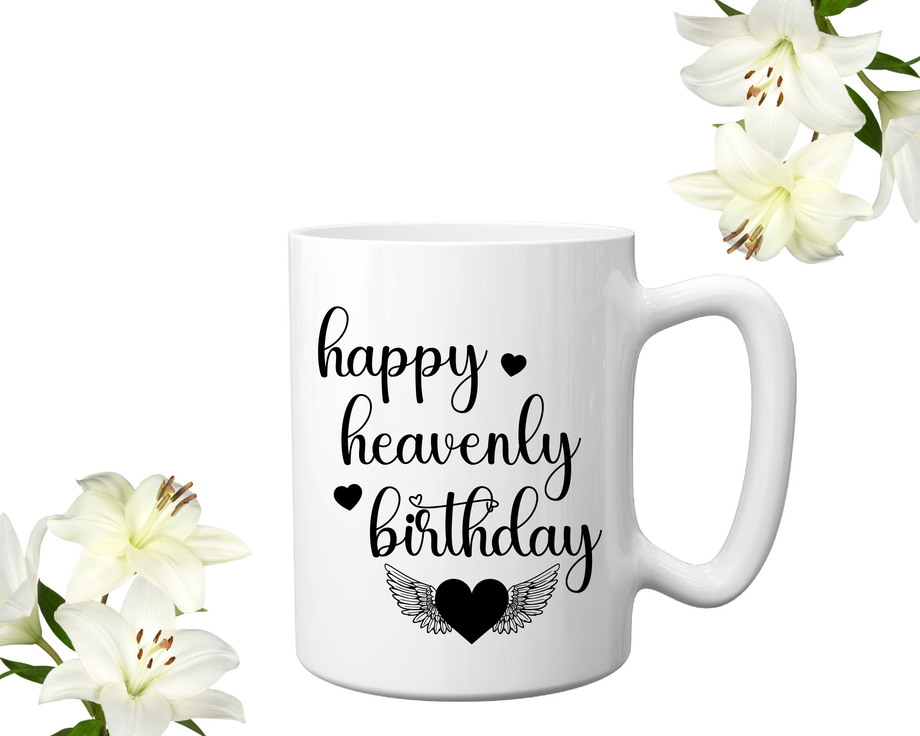 Happy Heavenly Birthday SVG, in Loving Memory, Never Forgotten, Loss of ...