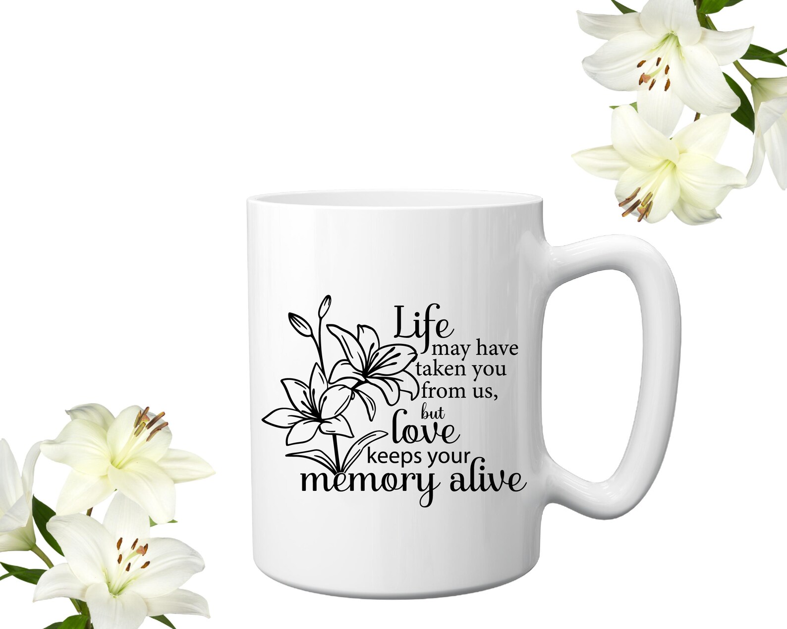 Loss of Loved One, Memorial Quote, Love Keeps Your Memory Alive ...