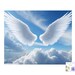 In Loving Memory Memorial Background With Serene Angel Wings PNG, Blue ...