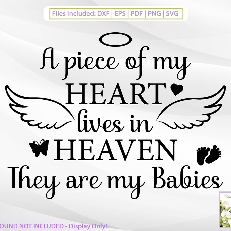 In Loving Memory Baby Svg - Etsy
