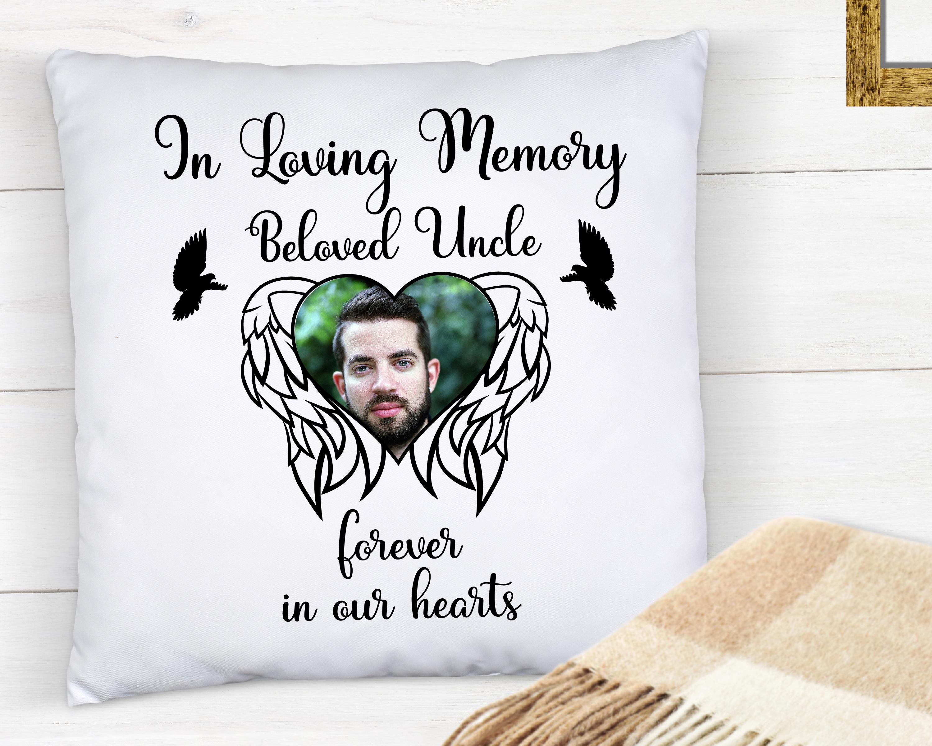 Beloved Uncle in Loving Memory SVG, Forever in Our Hearts Memorial Gift ...