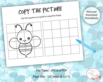 Craft Supplies & Tools Homeschool Activity How To Draw Digital Download ...