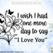 Missing You SVG I Love You Loss of Loved One in Loving - Etsy