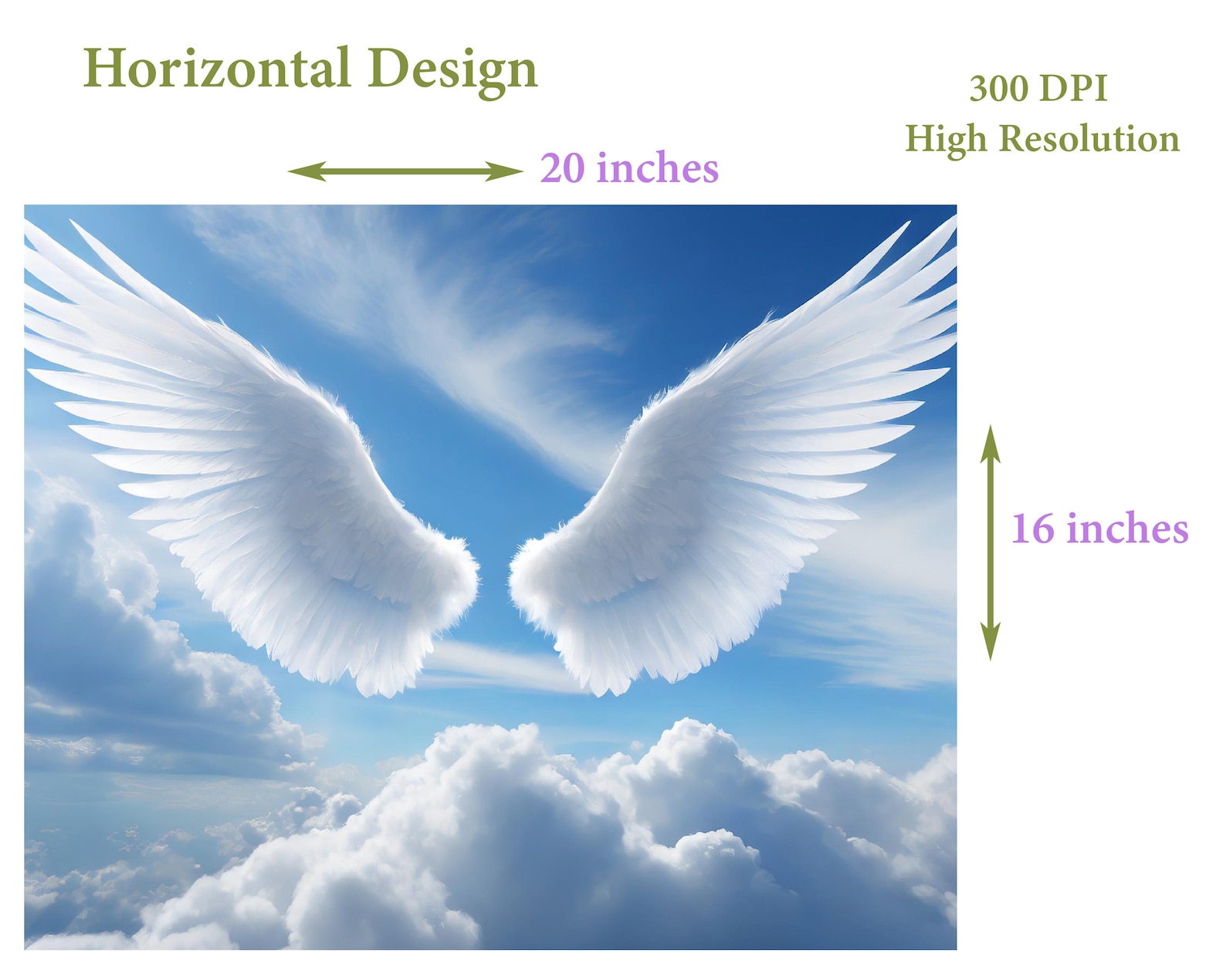 In Loving Memory Memorial Background With Serene Angel Wings PNG, Blue ...
