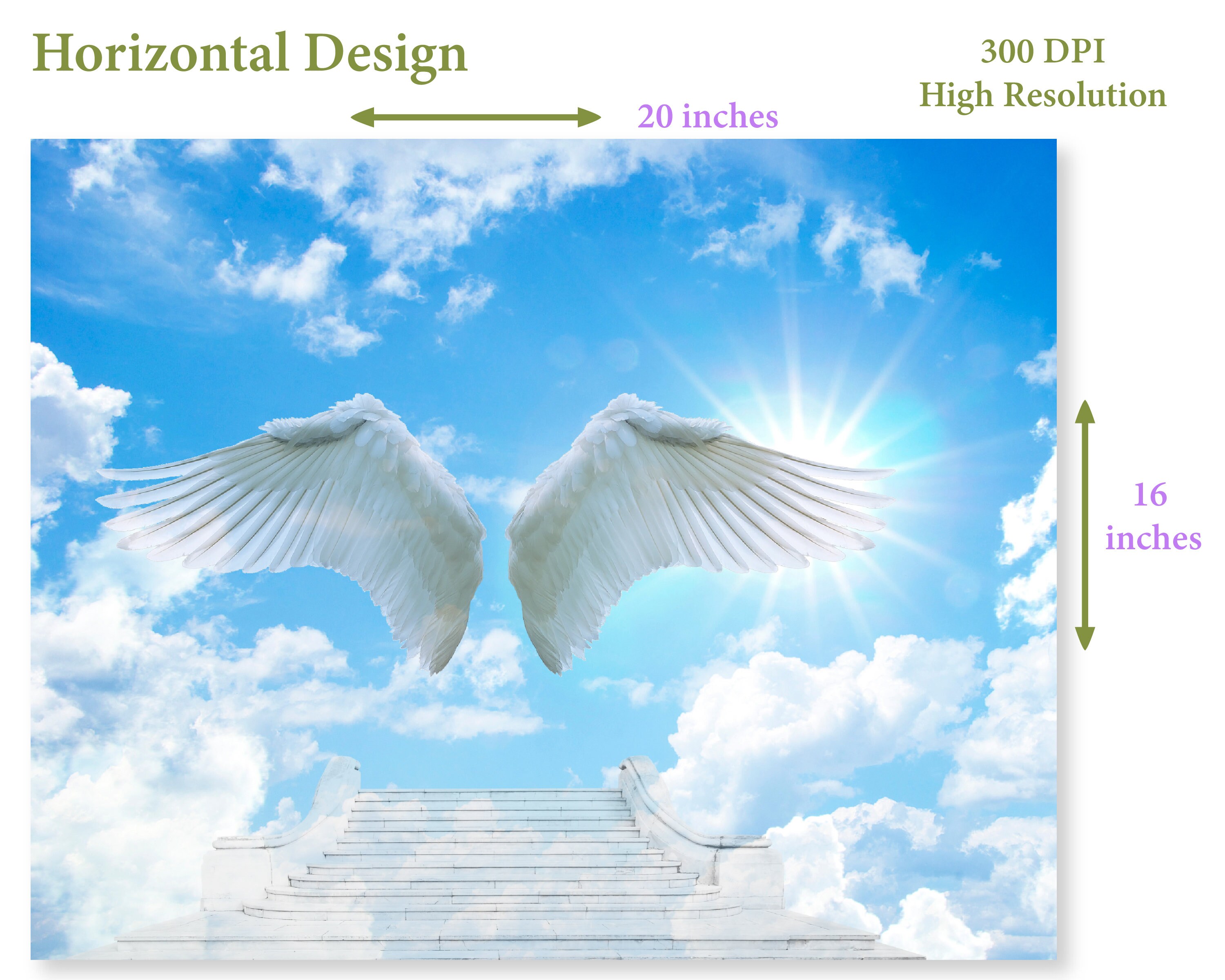In Loving Memory PNG, Memorial Heaven Background, Stairs to Heaven ...