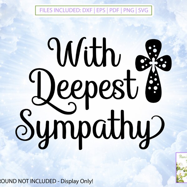 Sympathy Svg - Etsy