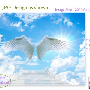 In Loving Memory PNG, Memorial Heaven Background, Stairs to Heaven ...