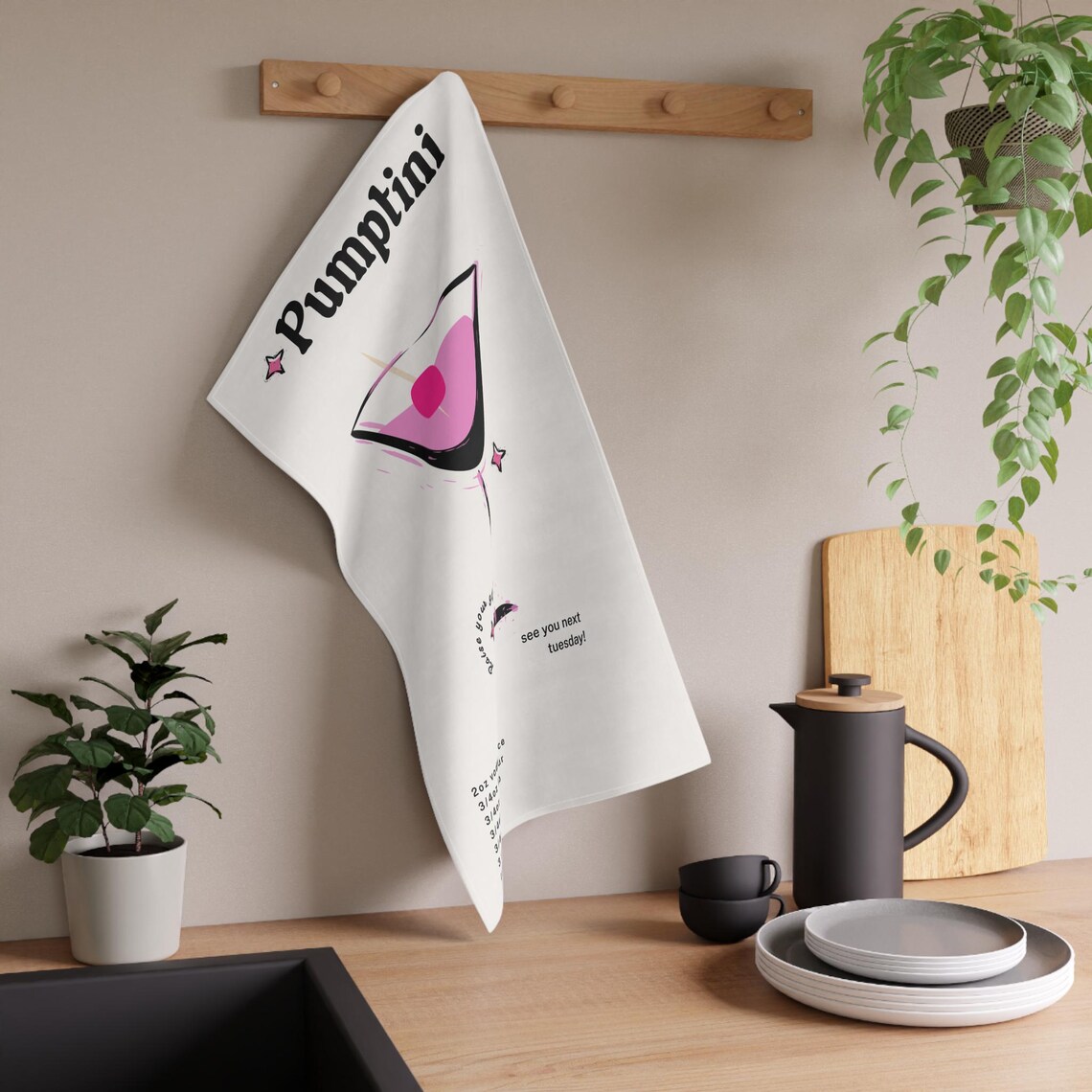 Pumptini Recipe Kitchen Towel Vanderpump Rules Gift - Etsy