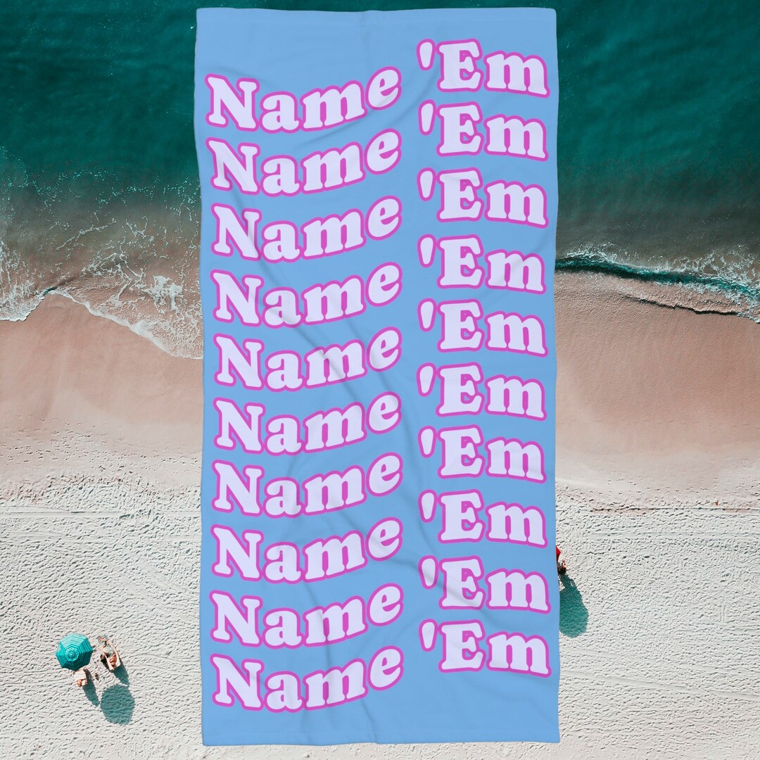 RHOBH Name 'em Beach Towel Sutton Stracke Real Housewives of Beverly ...