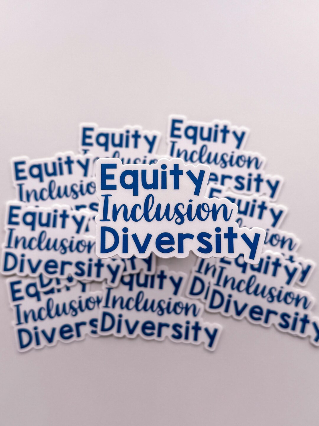 Diversity Equity Inclusion STICKER - Waterproof Sticker, Teacher ...