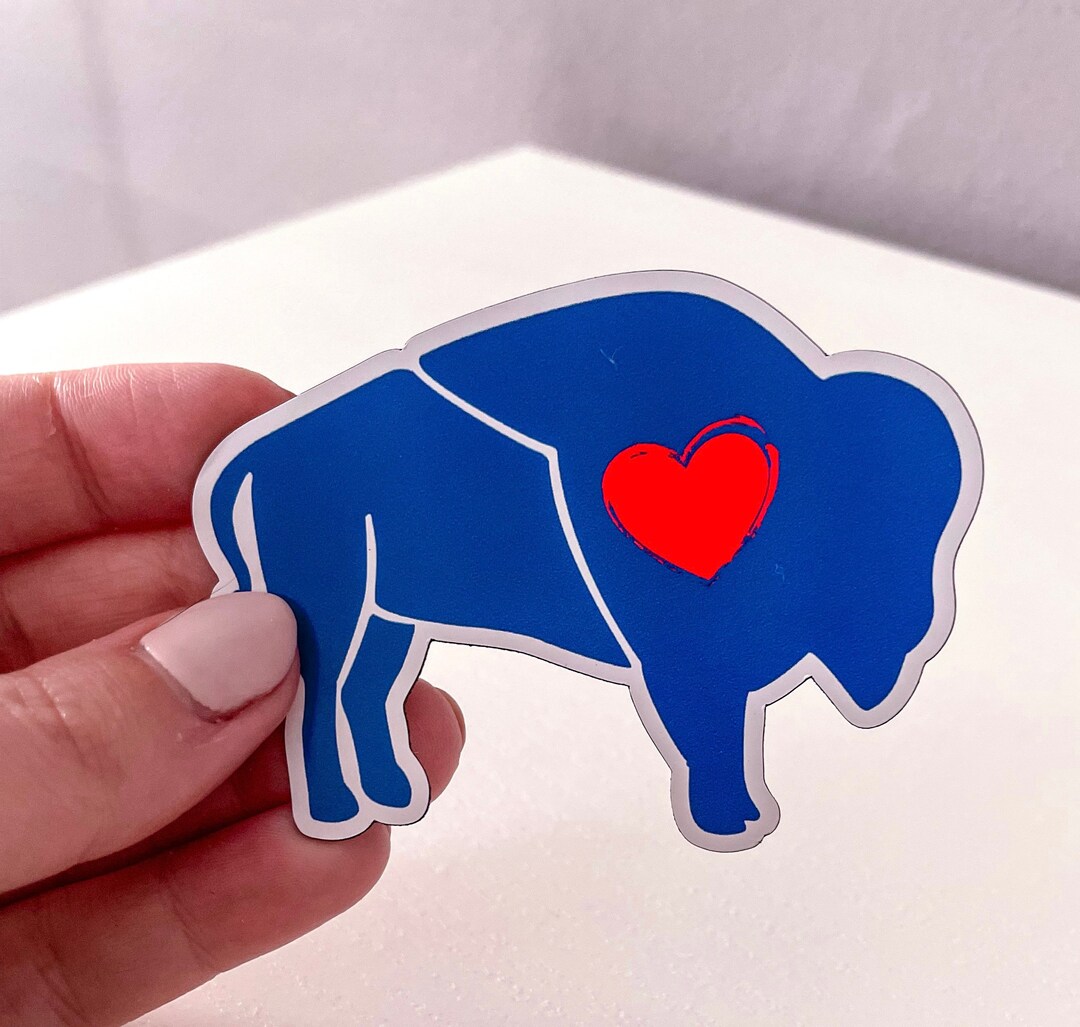 Buffalo Heart MAGNET | Buffalo Magnet, Fridge Magnets, Car Magnet, New ...