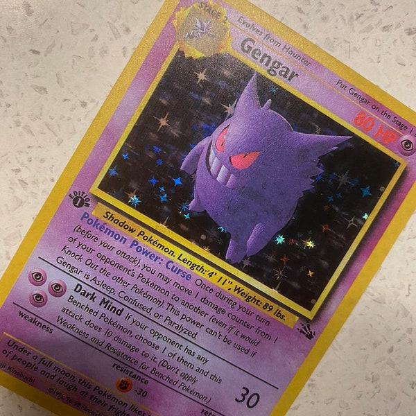 Gengar Fossil - Etsy