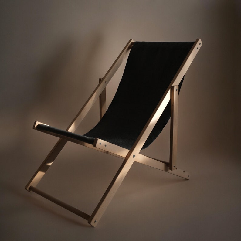 Adjustable Wooden Sun Lounger Stylish & Comfortable Pool Lounge Chair ...