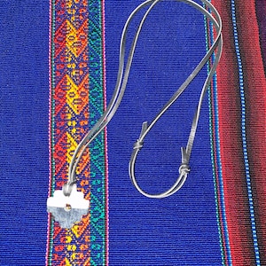 Inca Peruvian Cross/ Shaman Cross/ Southern Cross- Chakana With Suede ...