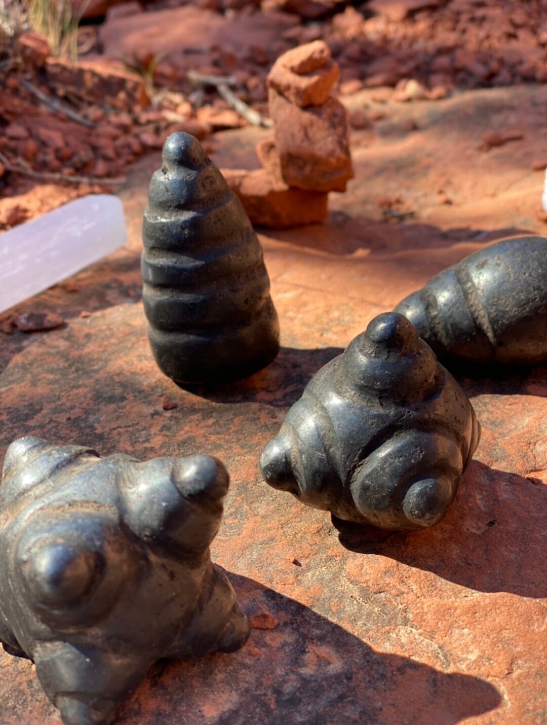 Large Jiwaya(meteorite) in Pictures: Ceremonial 7 Chumpi (khuya) Set ...