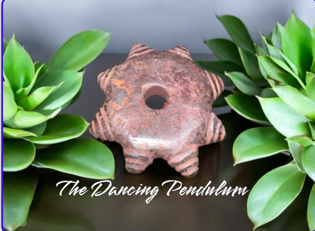 Andean 8-pointed Jawaya Star | Meteorite Stone Hand-carved in Peru ...