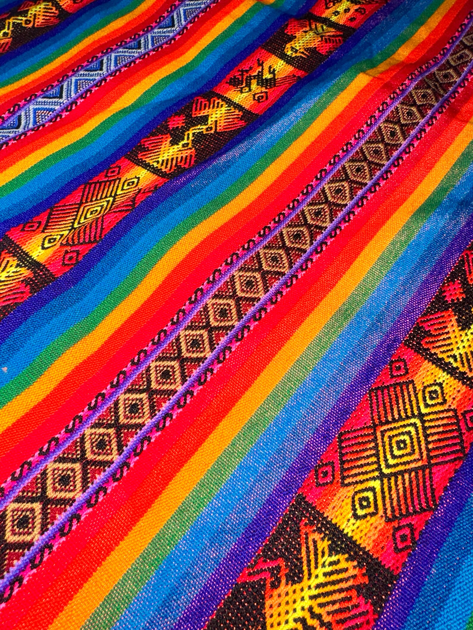 X Large Peruvian Andean Altar Cloth. Ceremonial Cloth.shaman Altar ...