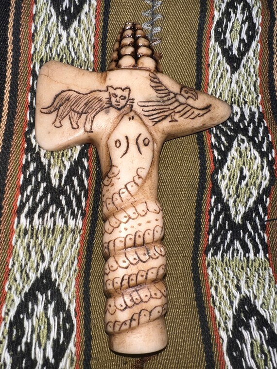 Peruvian Incan Axe Carved From Alabaster Stone. Shaman - Etsy