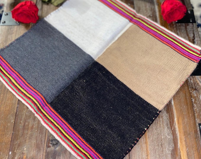 Peruvian Textile• 5.9 X5.5 Ft •inca Weaving•sheep Wool Rug•peruvian ...