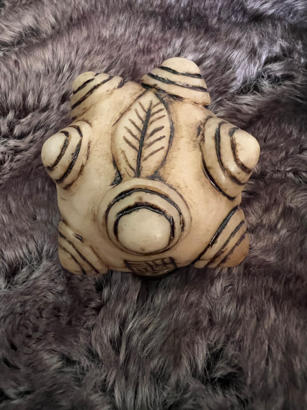 3D Ceremonial Chumpi (khuya) 13 Points. Peruvian Shaman Hand-carved and ...