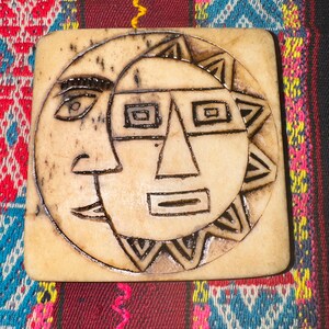 Andean Inca Calendar With Andean Trilogy in High Relief Hand Carved in ...
