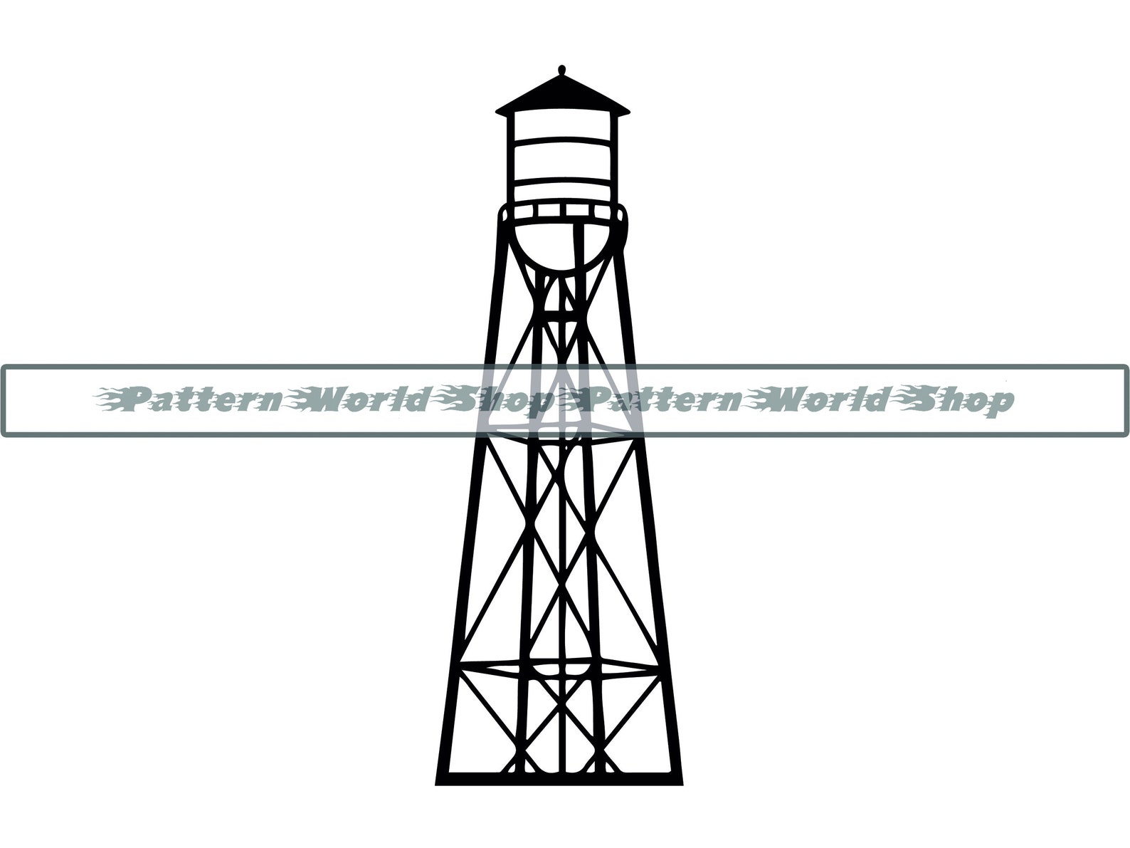 Water Tower SVG Town SVG Farm SVG Water Tower Clipart - Etsy