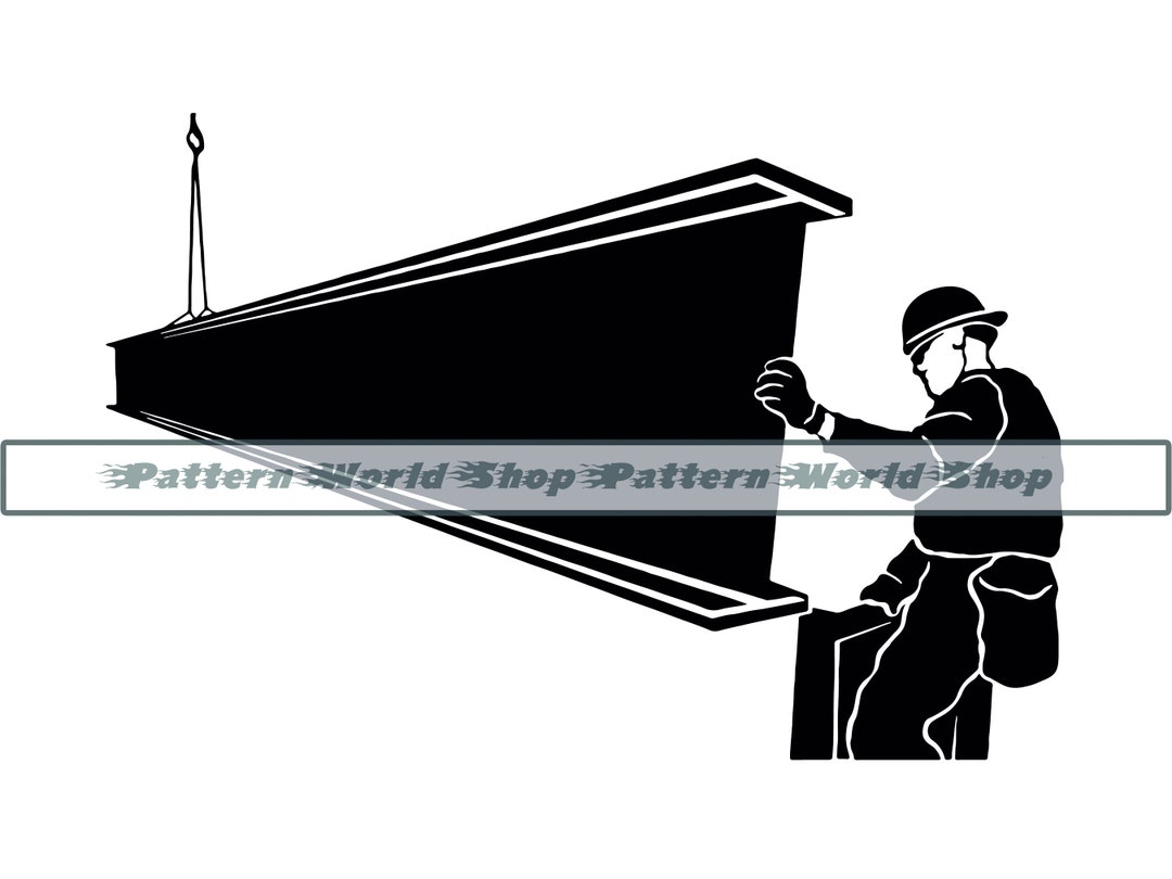 Structural Ironworker SVG, Steel Worker SVG, Construction Worker SVG ...