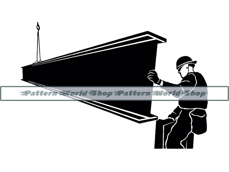 Structural Ironworker SVG Steel Worker SVG Construction - Etsy