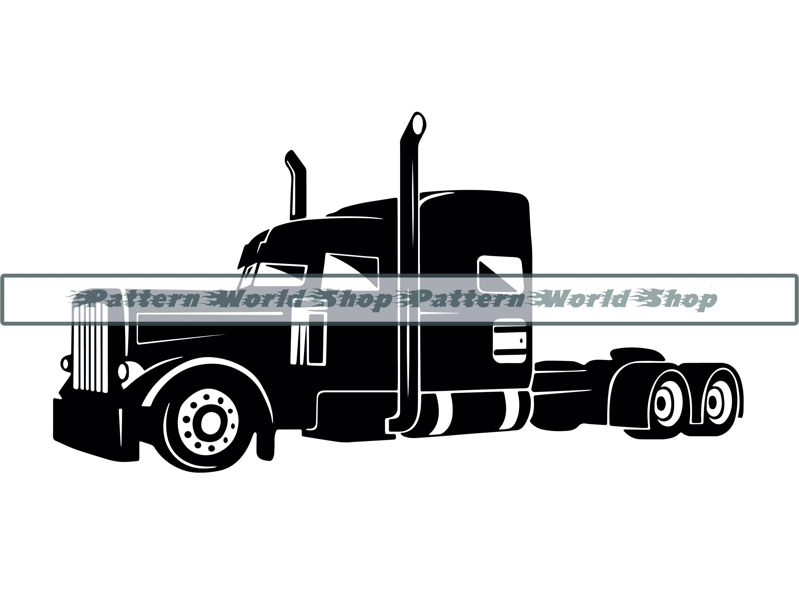 Peterbilt Truck Clipart