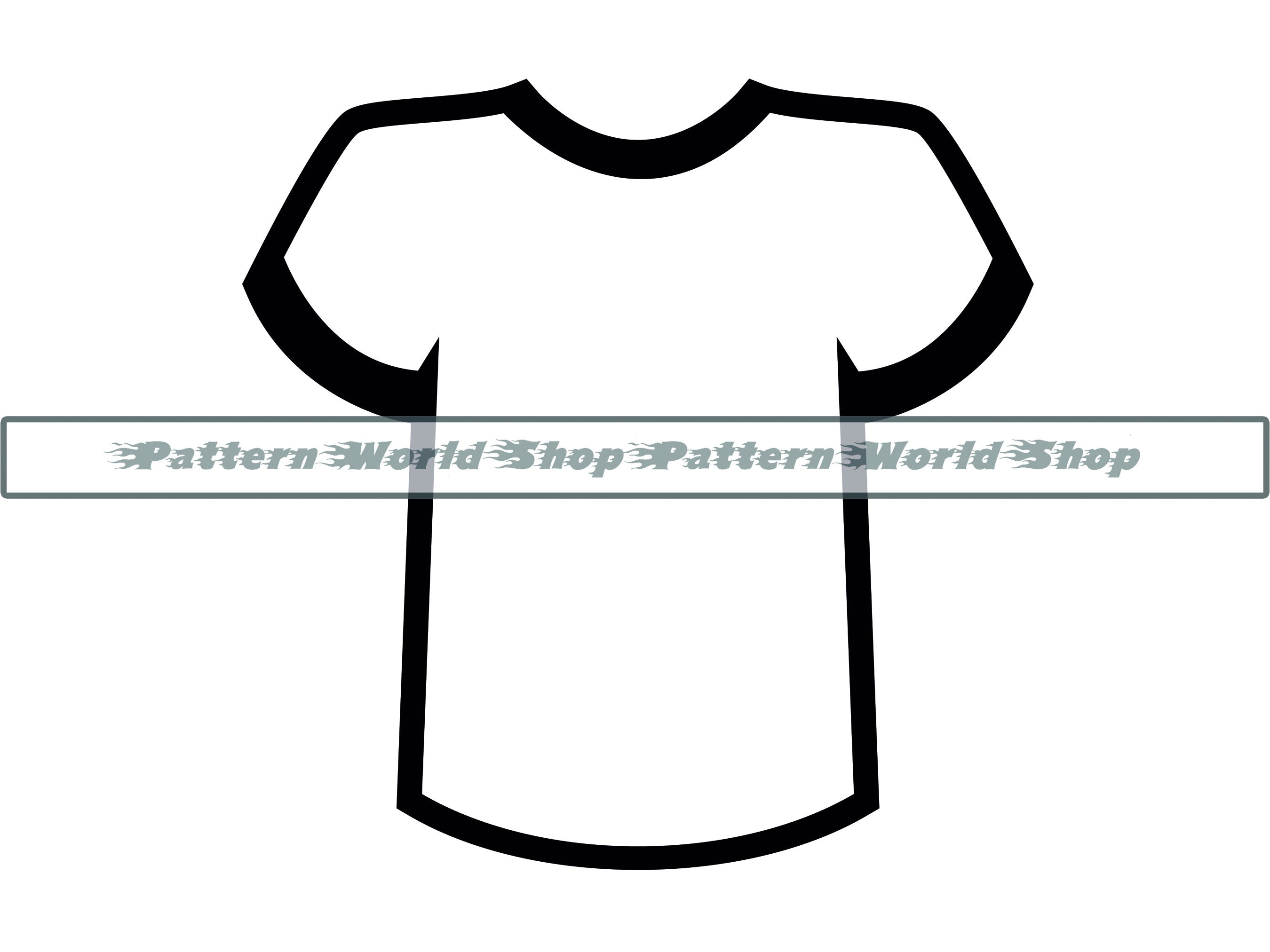 T-shirt Outline 3 SVG T-shirt SVG Shirt SVG T-shirt - Etsy
