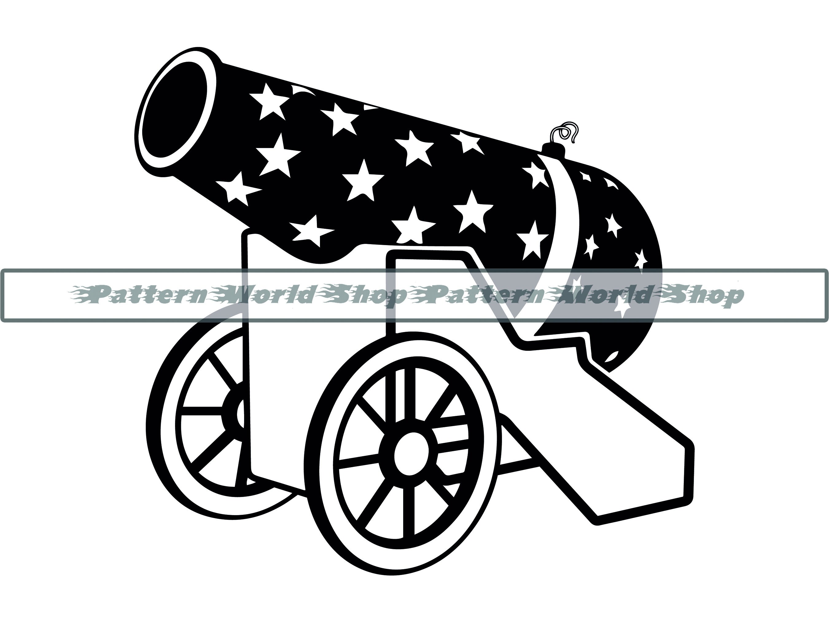 Circus Cannon SVG, Circus SVG, Circus Cannon Clipart, Circus Files for ...