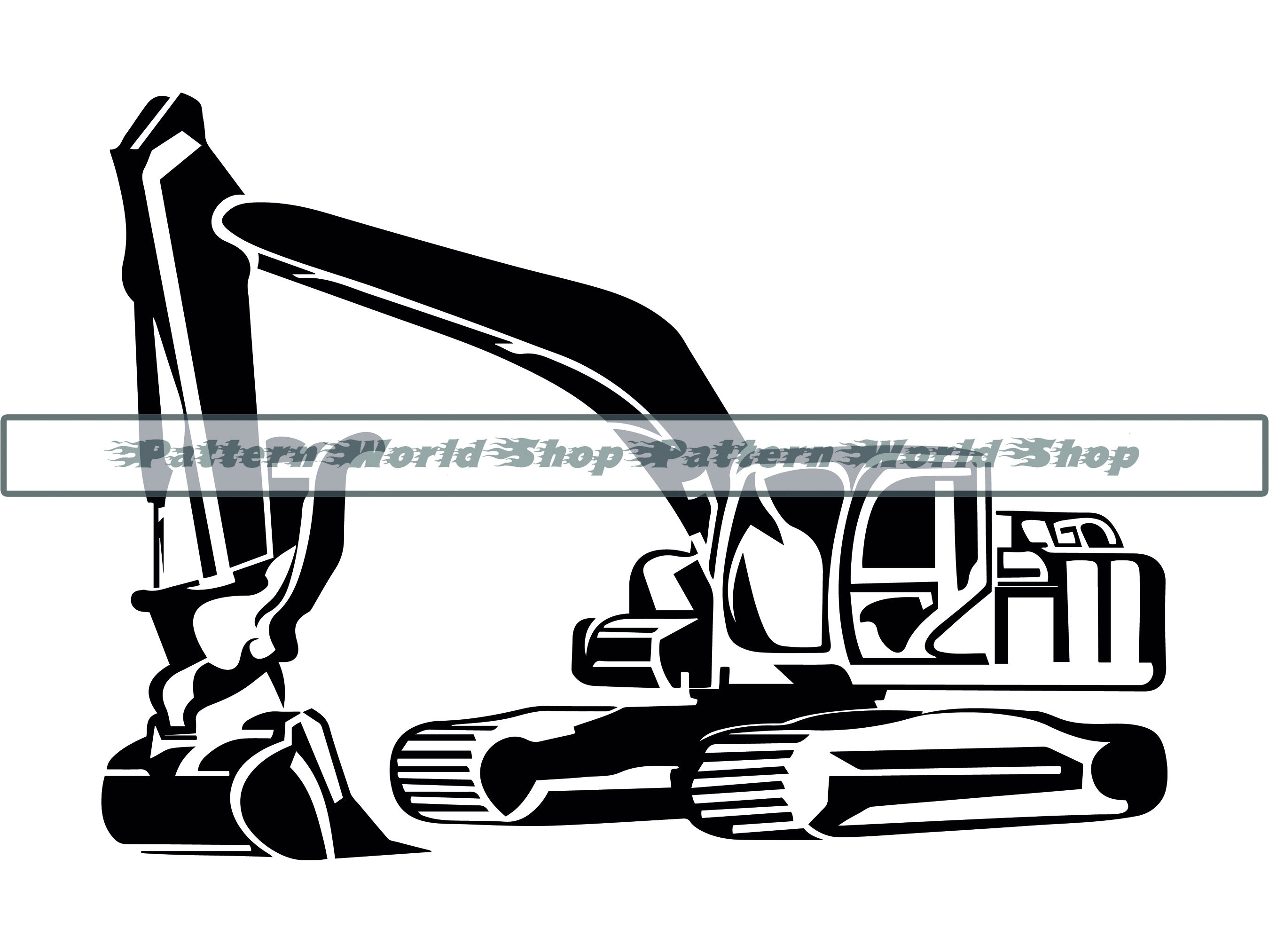 Excavator Clipart