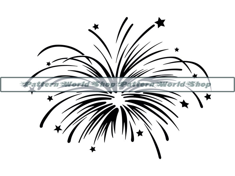 Fireworks SVG Celebration SVG Fireworks Clipart Fireworks - Etsy