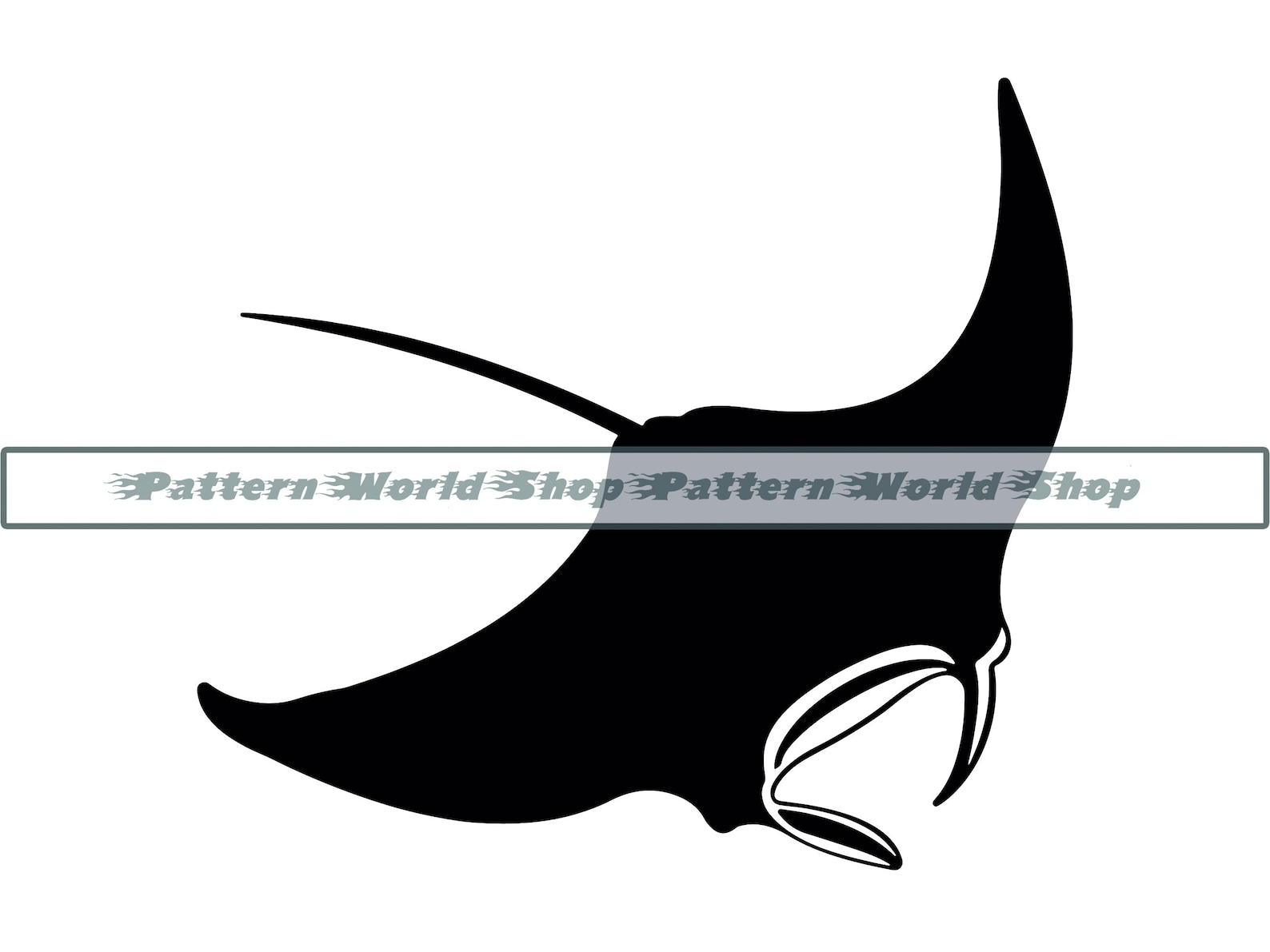 Manta Ray SVG, Hahalua SVG, Hawaii Svg, Manta Ray Clipart, Manta Ray ...