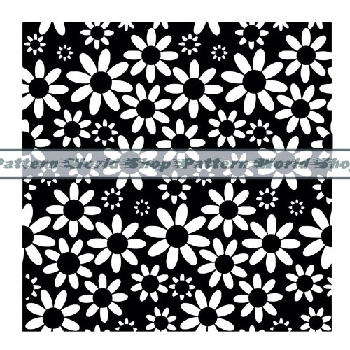 Western Tooled Leather Pattern Floral SVG - Etsy