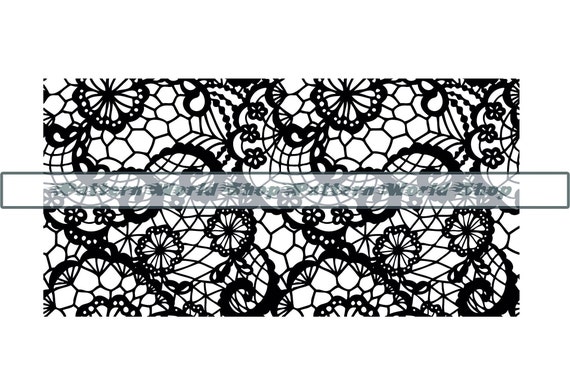 Lace Pattern SVG Lace Floral Pattern Lace Western Pattern | Etsy