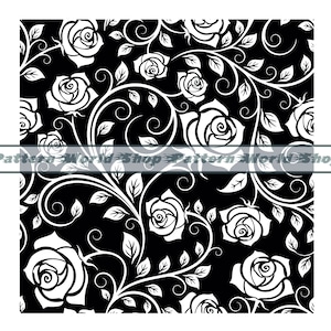 Tooled Leather Pattern Floral SVG - Etsy