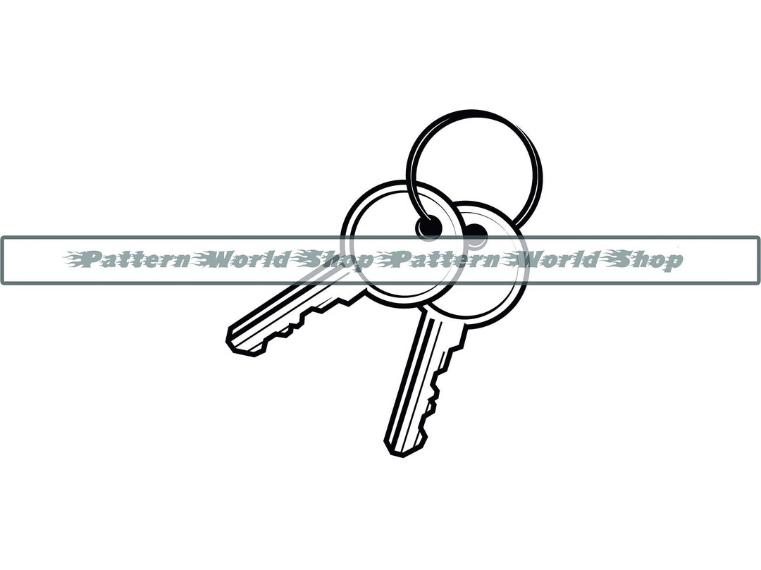 Keys SVG, Key Chain SVG, Keys Clipart, Keys Files for Cricut, Keys Cut ...