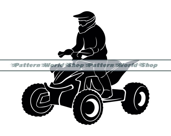 Atv SVG 4 Atv DXF, Atv PNG, Atv Clipart, Atv Silhouette, Atv Cut File ...