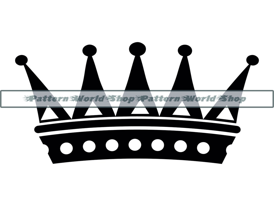 Corona n.° 3 SVG, Rey SVG, Reina SVG, Princesa SVG, Clipart de corona ...