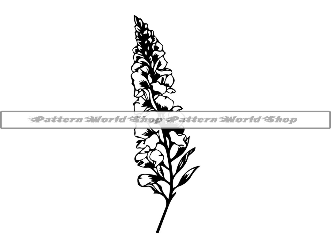 Snapdragon Flower SVG, Flower Svg, Snapdragon Flower Clipart ...